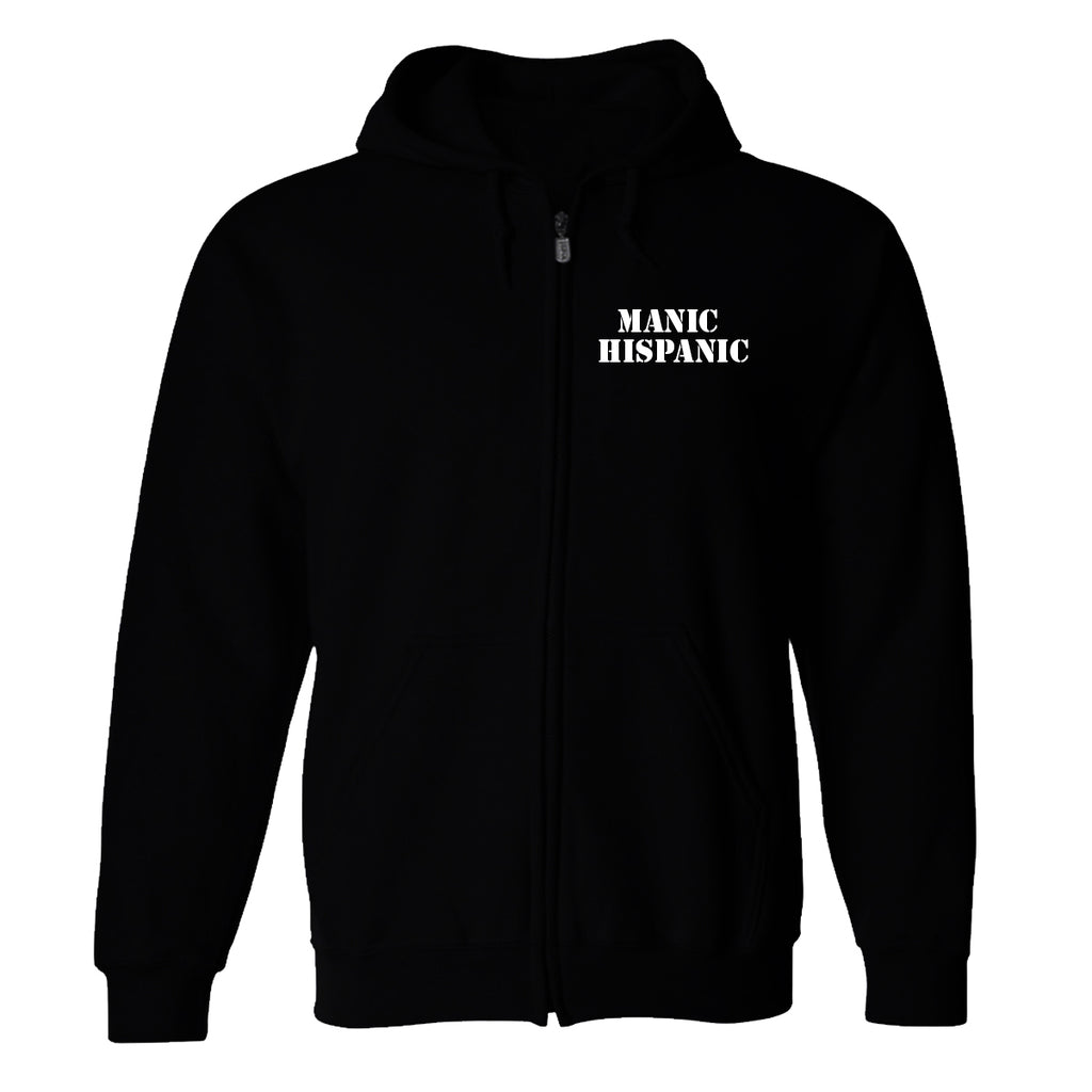 Manic Hispanic "Crimson" Hoodie – Road Dog Merch