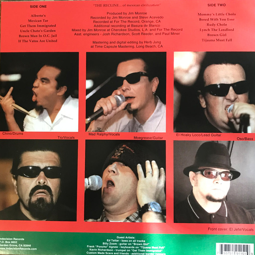 Manic Hispanic "The Recline of the Mexican Civilization" LP – Road Dog ...