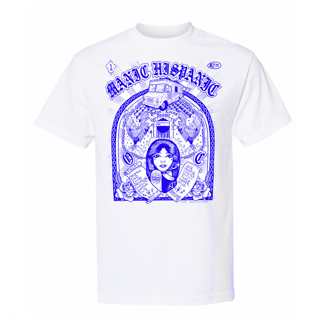 Manic Hispanic "Lonchera" Blue – Road Dog Merch