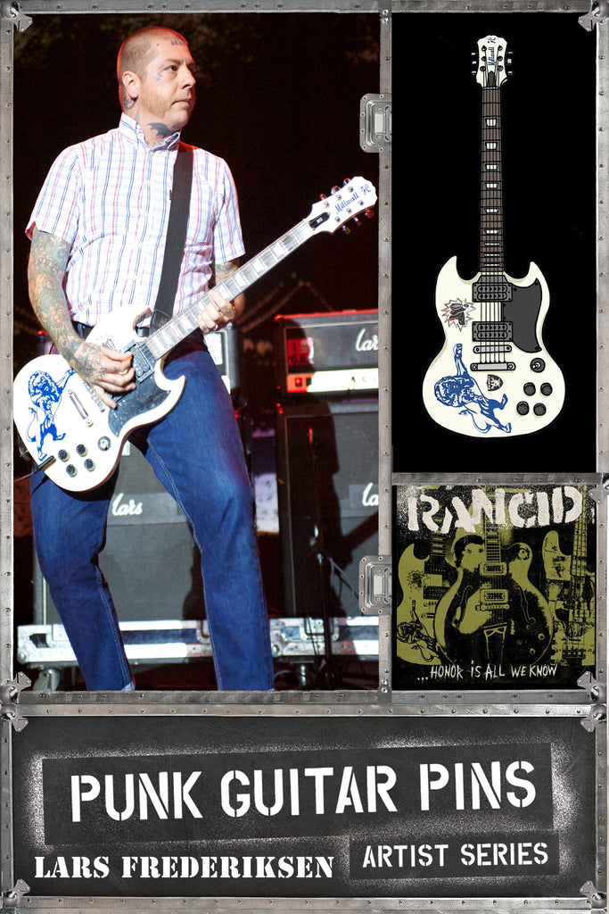 Lars Frederiksen "Millwall" Punk Guitar Pin Series #2 – Road Dog Merch